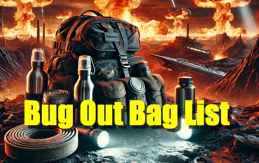Bugout Bag Checklist – Bug Out Bag Essentials - Patriot Power Line
